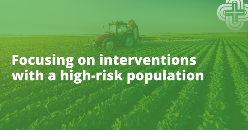 Focusing on interventions with a high-risk population